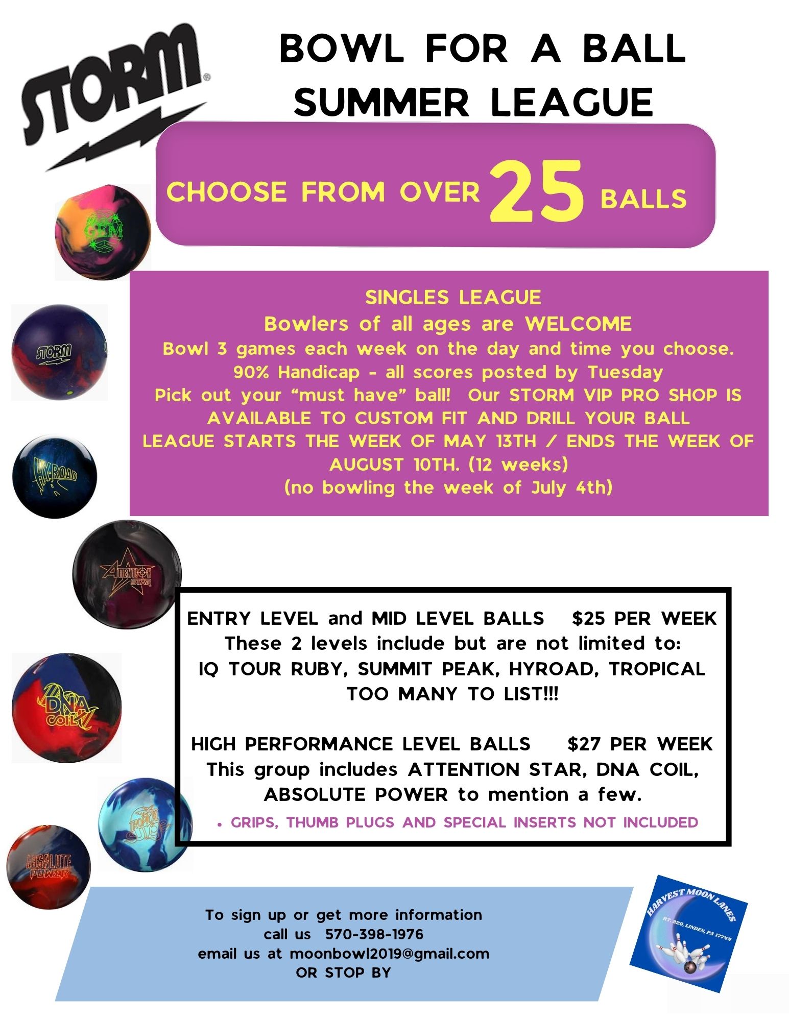 Harvest Moon Bowling > Leagues